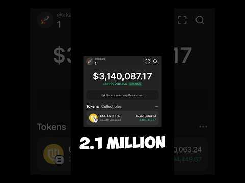 Most Profitable Wallets on MemeCoin $Useless #crypto #memecrypto #cryptocurrency #trading