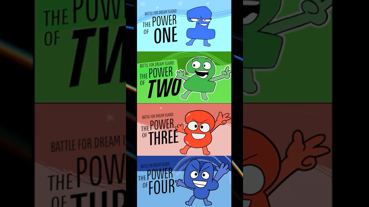 BFDI TPOT INTRO only One Two Three Four Comparison #BFDI