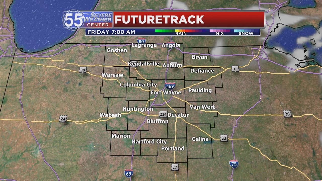 Mostly sunny, warmer Friday