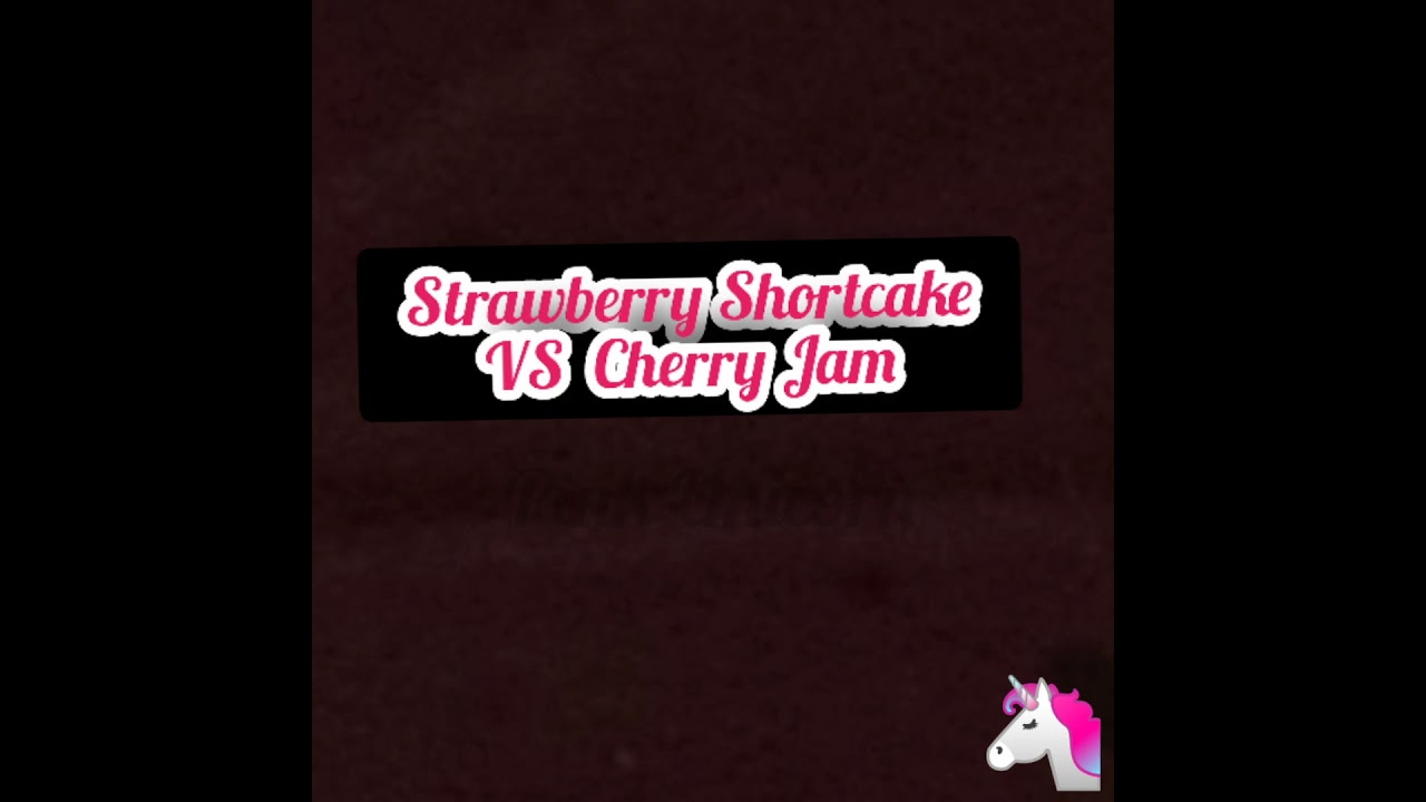 Strawberry shortcake VS Cherry Jam | Strawberry shortcake Cartoon | Pink Unicorn 🦄