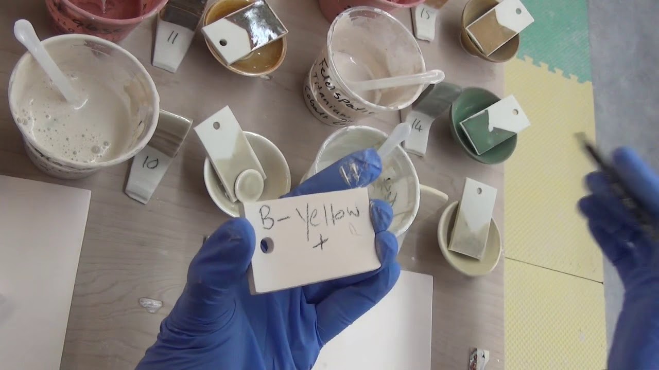 Glazing made easy tips for test tiles