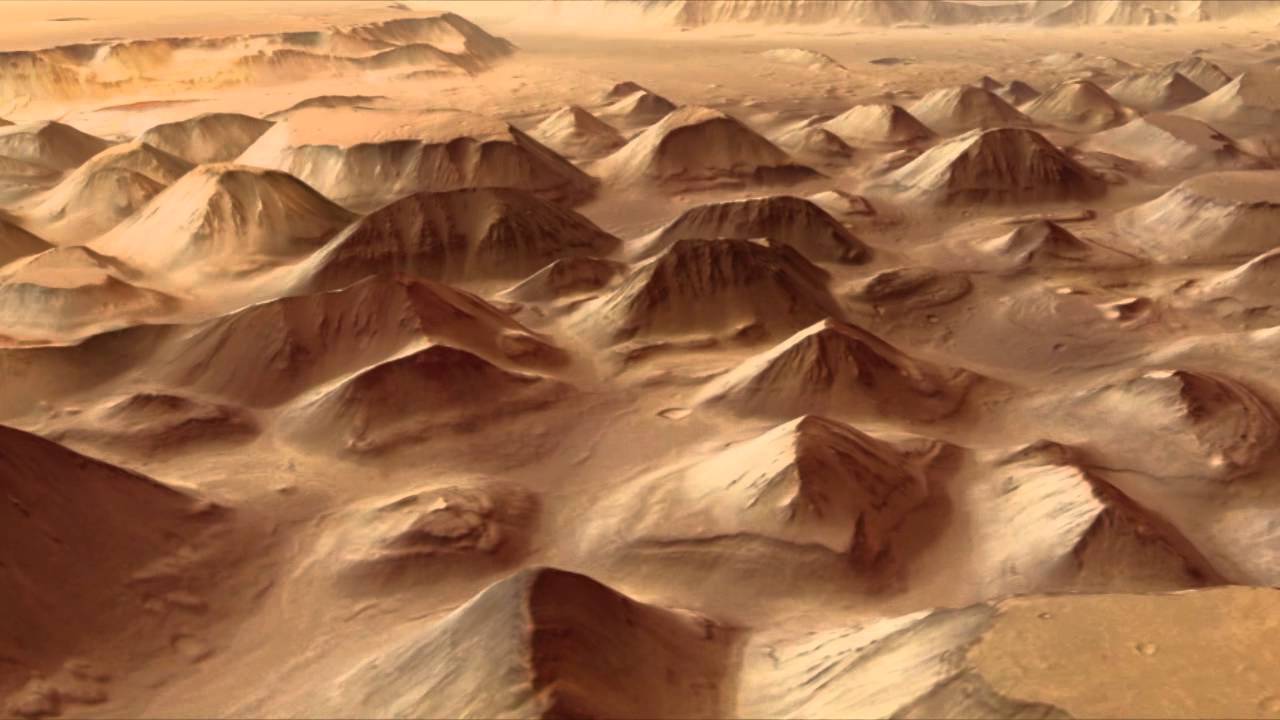 Flight over chaotic terrain