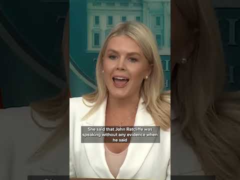 White House Press Secretary Karoline Leavitt slams CNN reporter: "should be held accountable"