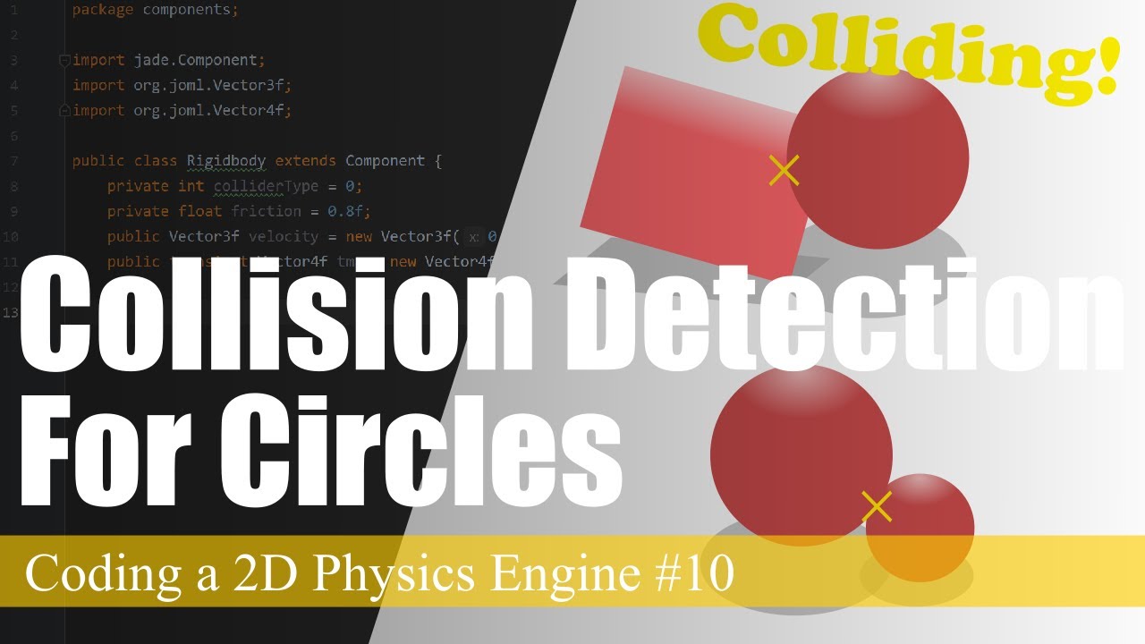 Circle vs Shape Collision Detection | Coding a 2D Physics Engine in Java #10