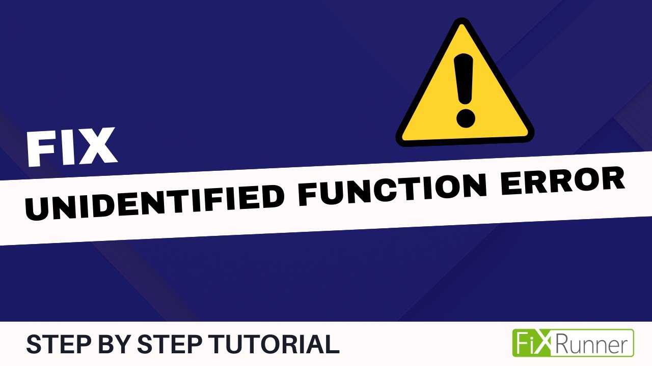 Fix Unidentified Function Error in WordPress