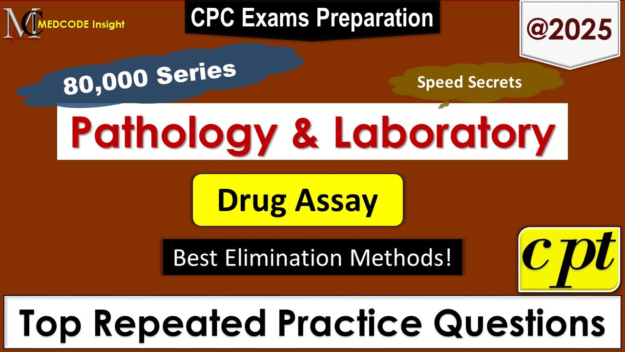 CPT Pathology and Laboratory Presumptive Drug Class Screening & Definitive Drug Testing