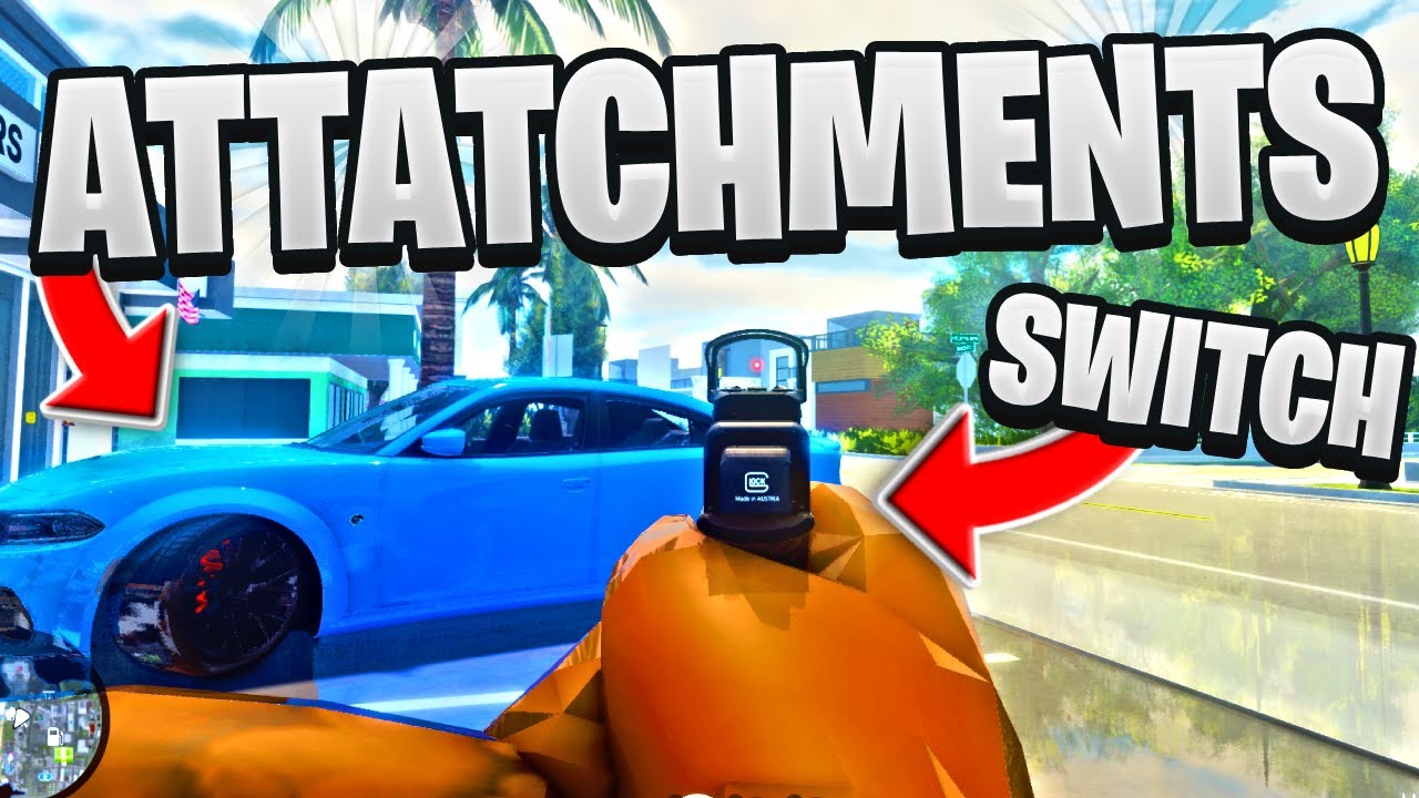 YOU CAN PUT ATTATCHMENTS ONTO YOUR GUN IN THIS NEW MIAMI ROBLOX HOOD GAME