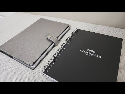 COACH NOTEBOOK + REFILL | New notebook, refill overview, comparison with outlet/retail, pricing