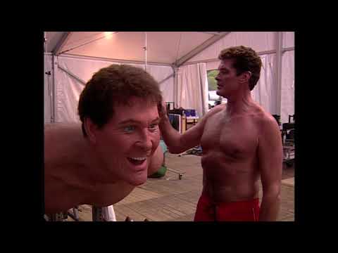 David Hasselhoff in The Spongebob Squarepants Movie (2004) Behind The Scenes