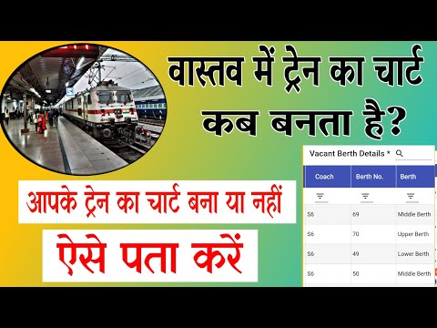 IRCTC Reservation Chart Preparation Timing 2023 | Reservation Ticket Ka Chart Kab Banta Hai |
