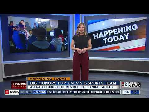 Esports arena at Luxor becomes official game facility for UNLV