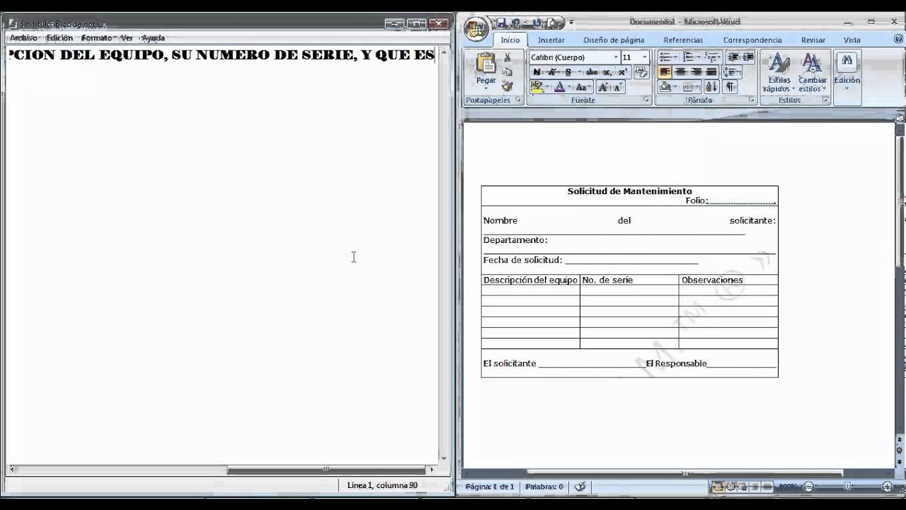 REPORTE DE MANTENIMIENTO
