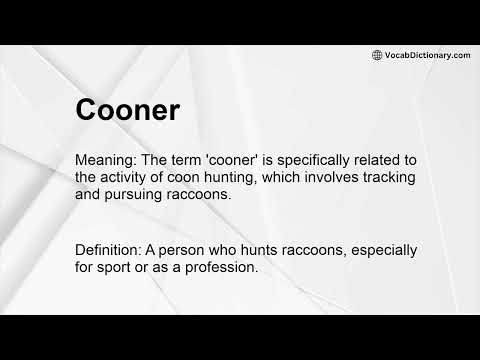 Cooner Meaning