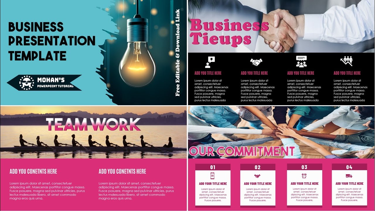 Animated Business Presentation in PowerPoint || Best Presentation Template|| Free PPT Template