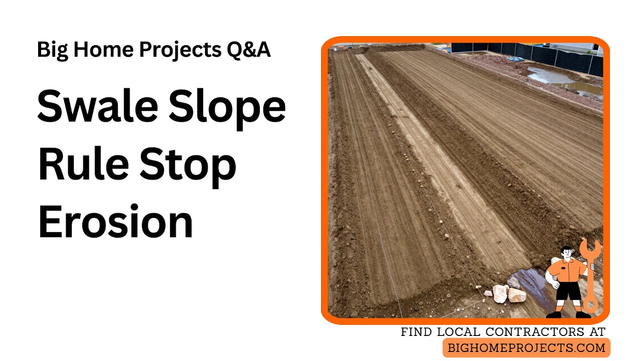 Swale Slope OneToFour Percent Rule For Erosion Control