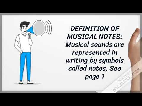 MUSICAL NOTES AND THEIR VALUES By Okposio O. Joseph