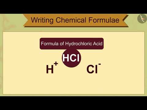 Writing Chemical Formulae | Part 1/1 | English | Class 9