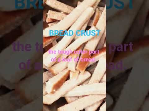 Bread crust meaning in Urdu#crust #englishvocab