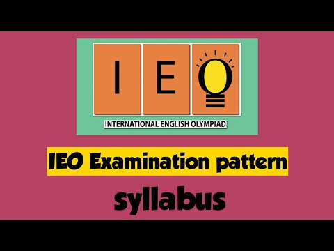IEO /English Olympiad/Examination pattern/syllabus