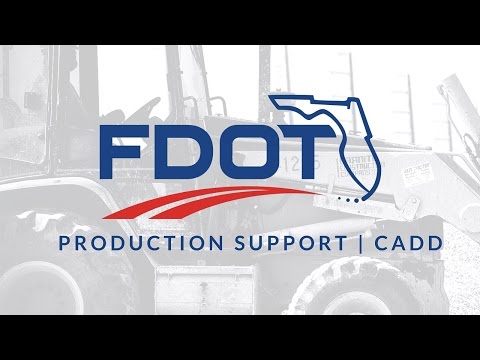 FDOT Civil 3D Plan Production - Drainage Plan and Profiles