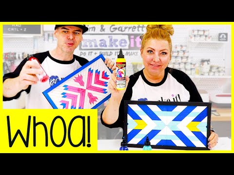 How to Make DIY Aztec Geometric Wood Wall Art with Glowforge