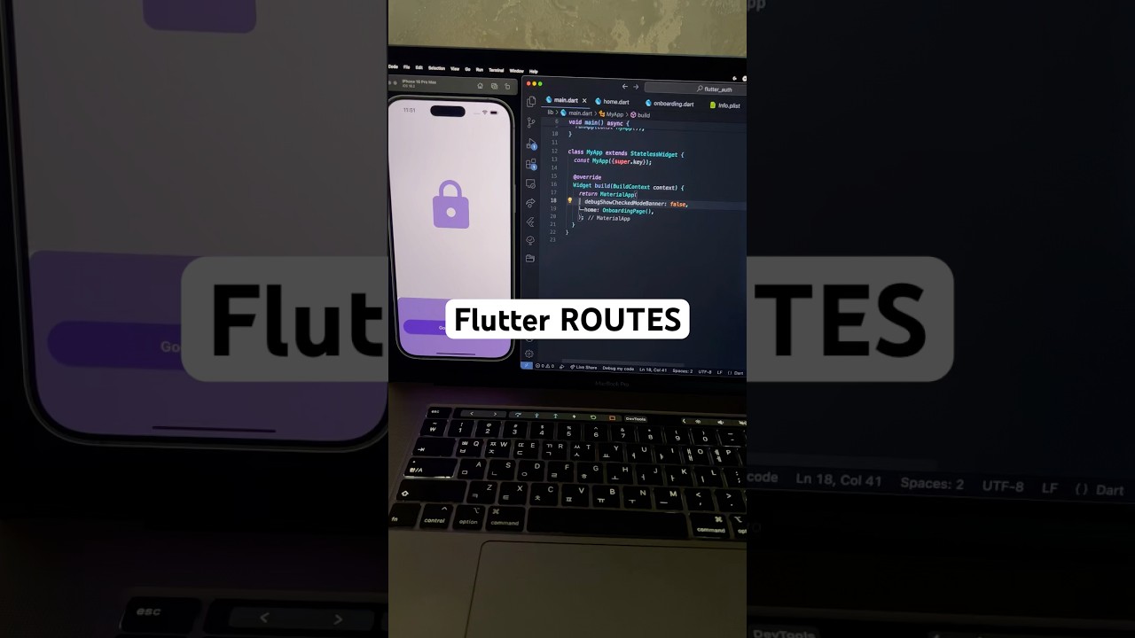 Flutter Routes #flutter #routes