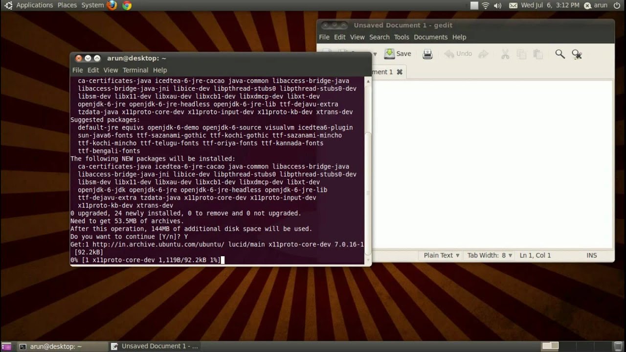 Java tutorial 1 SETTING UP JAVA IN LINUX