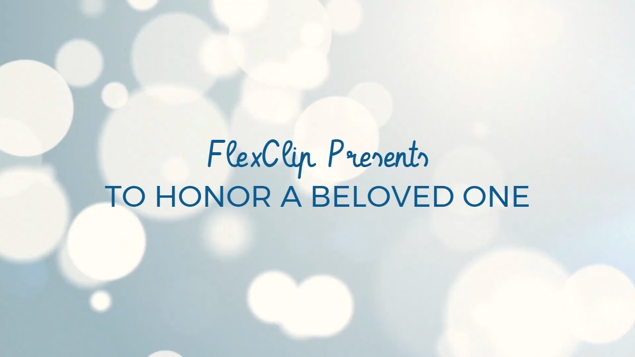 Free Warm Memorial Video Template (Customizable) - FlexClip