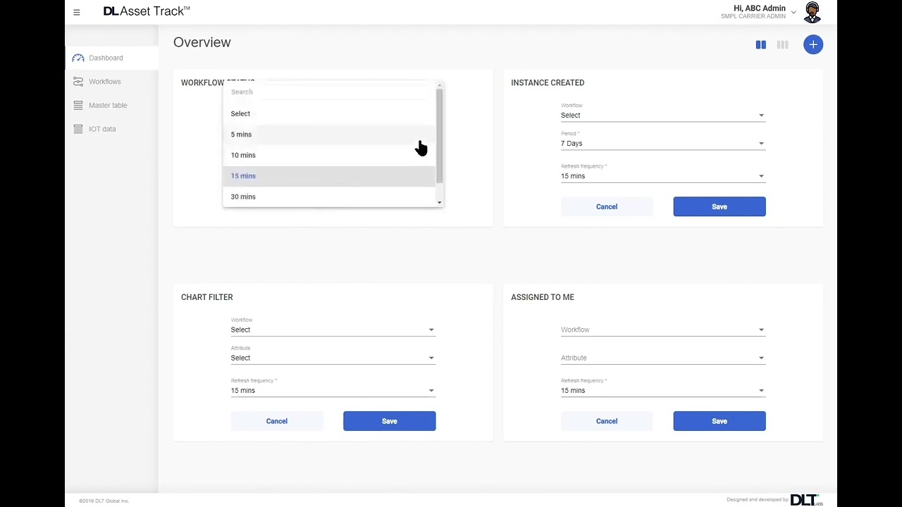 DL Freight : Understanding the Dashboard