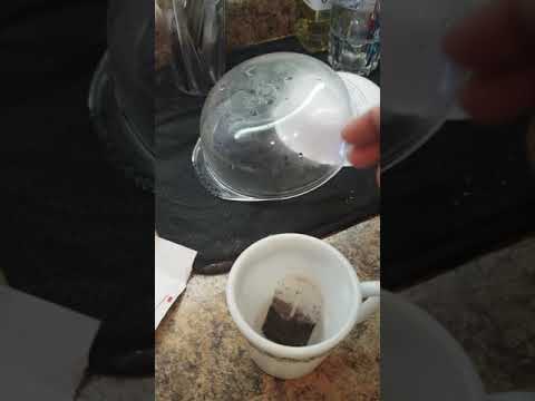 GET RID OF THE WHITE PARTICLES FROM TEA BAG THAT FLOAT ON YOUR CUP OF TEA
