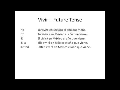 Vivir - Future Tense