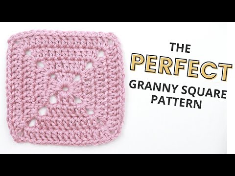 The PERFECT Granny Square Pattern | STEP BY STEP Crochet Tutorial For Beginners