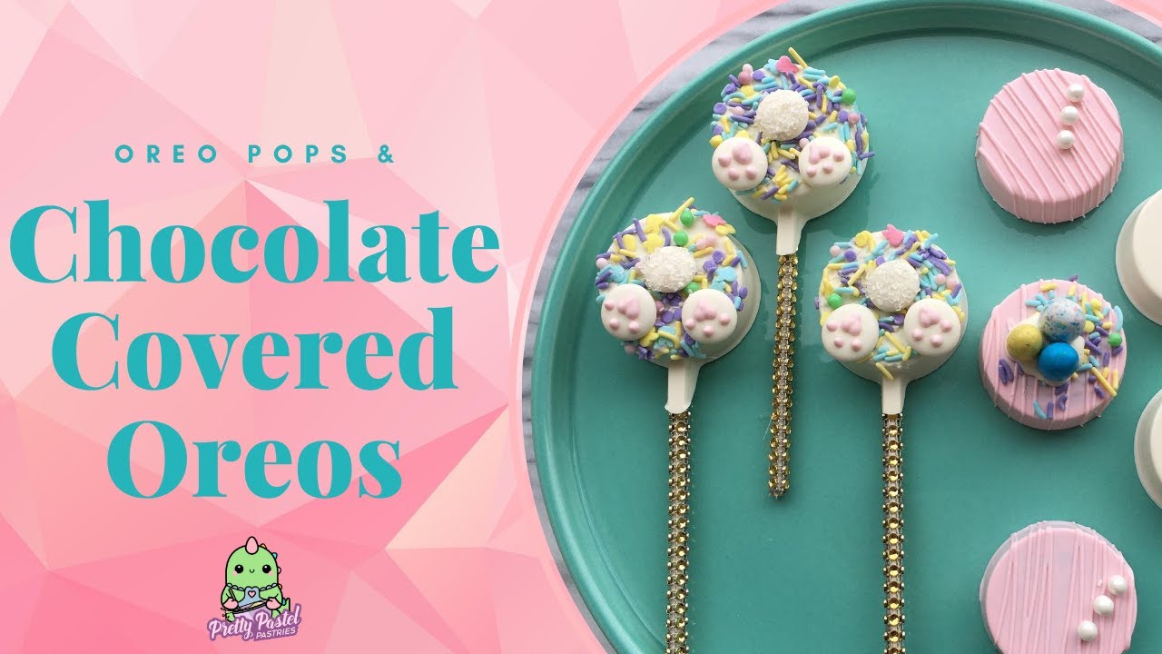Easter Theme Chocolate Covered Oreos