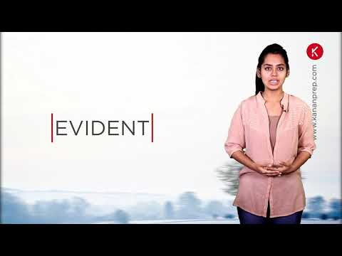 IELTS | Words made easy- Evident