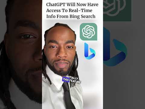 Real-Time Info Now on ChatGPT with Bing Integration #ChatGPT #Bing #AI