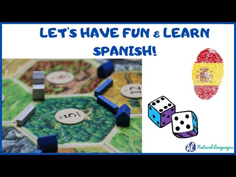 🎲 Board Games in SPANISH for BEGINNERS/INTERMEDIATE❗ (Episode #2 - Part 1/3) Catan