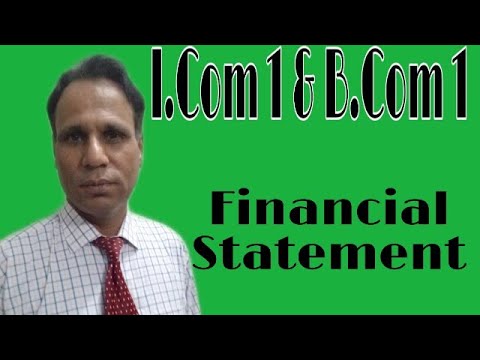 Definition of Financial Statements | in Hindi/Urdu