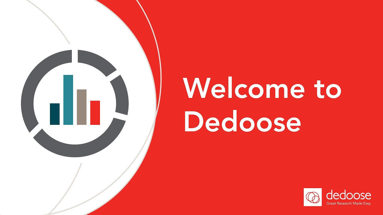 Welcome to Dedoose | Overview Features Video for Qualitative and Mixed Methods Data Analysis