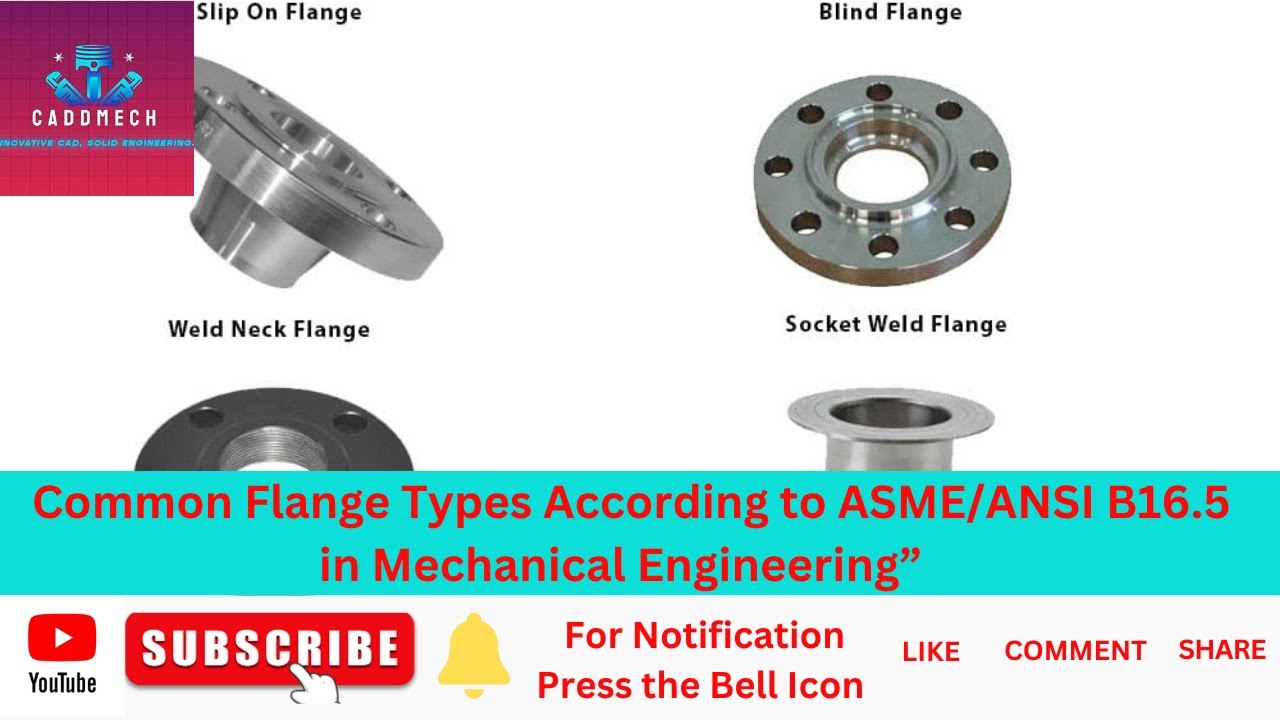 Flange Types Explained  ASME ANSI B16 5