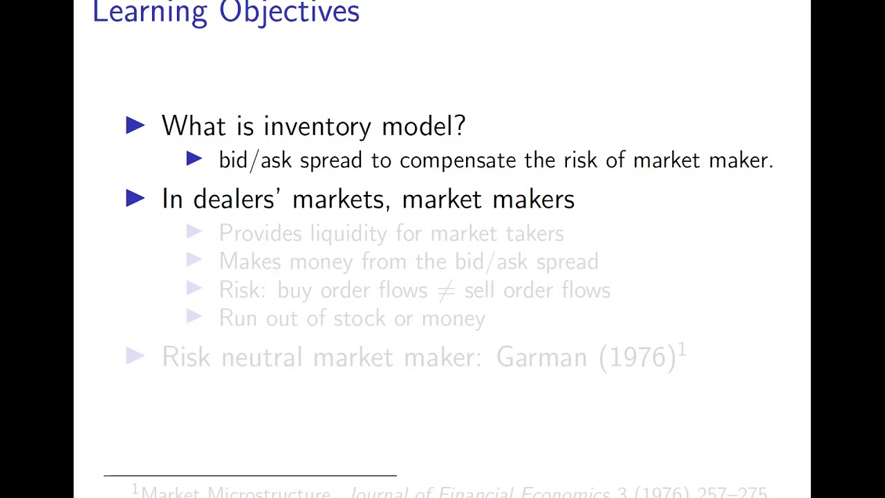 Inventory Model  - Introduction