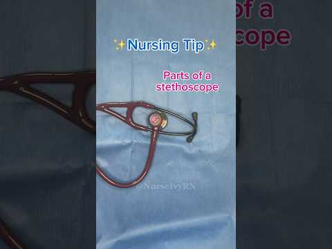 Parts of a #stethoscope! @LittmannStethoscopes #nursingschool #registerednurse #medschool #nclex
