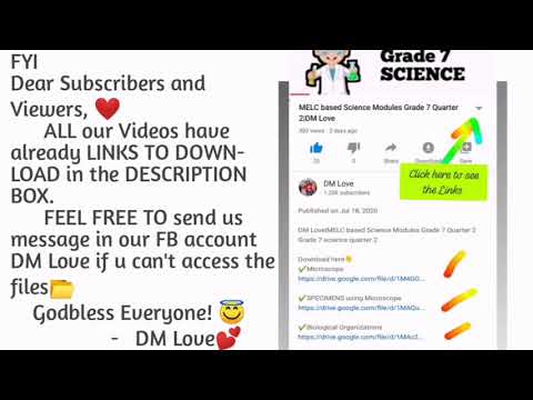 Science Lessons/Worksheets/Budget of Lessons/Modules Free Download|DM Love