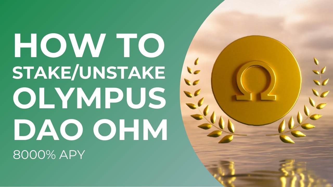 How to Stake/Unstake OHM Olympus DAO - Earn 8000% APY Passive Income With OHM