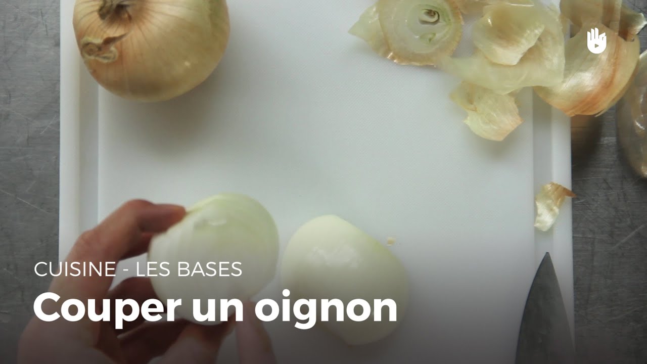 Oignon : Couper-ciseler-émincer - Apprendre à cuisiner les légumes | Sikana