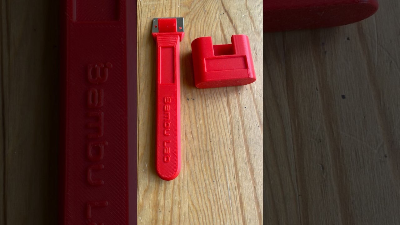 Bambu Lab H2D Bed Scraper #shorts #3dprinting #3dprinter
