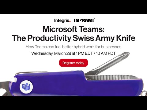 Microsoft Teams: The Productivity Swiss Army Knife | Full Webinar