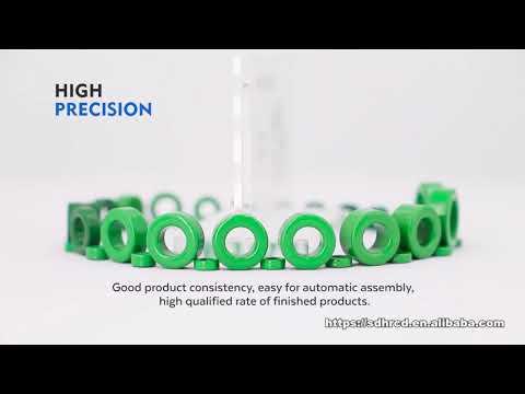 T type high permeability green and black coated soft magnetic toroid core Mnzn ferrite core