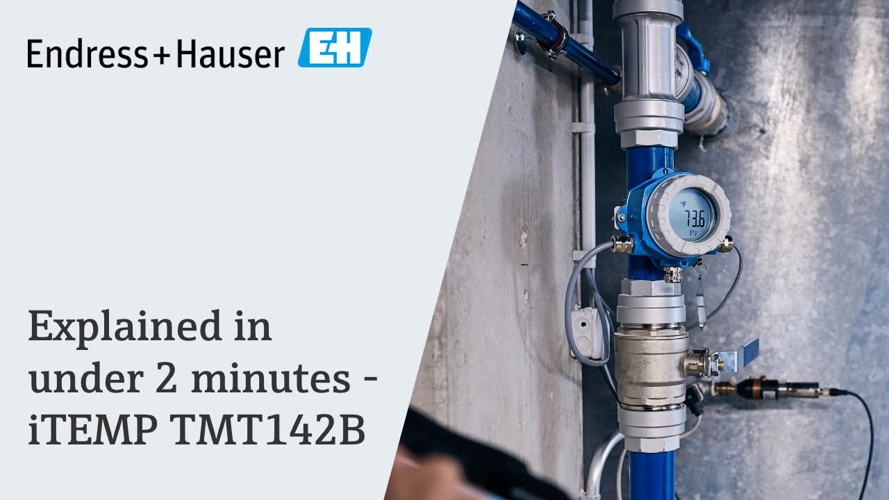 Robust field transmitter iTEMP TMT142B | Explained in under 2 minutes