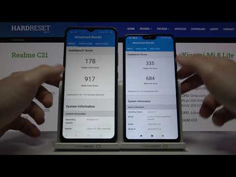 Realme C21 vs Xiaomi Mi 8 Lite Performance Test – Geekbench 5 CPU Benchmark Performance Test