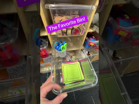 Out of all the awesome bins in our classroom, the **cutting bin** has become the students' favorite